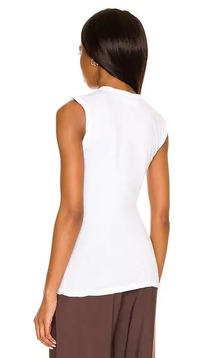 Velvet By Graham & Spencer Estina Gauzy Whisper Scoop Neck Tank
