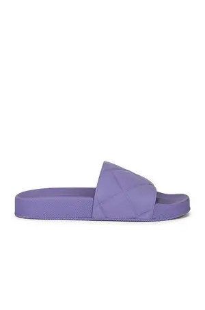 Bottega Veneta Rubber Slides - Lavender