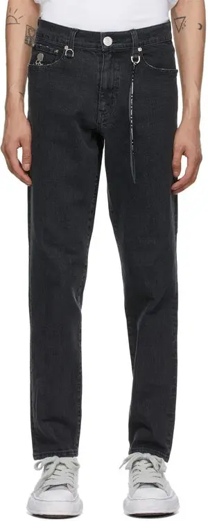 MASTERMIND WORLD Mastermind JAPAN Black Water-Repellant Jeans - Black