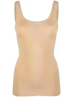 Hanro Scoop-neck Sleeveless Top - Neutrals