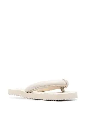 YUME YUME Suki Padded Strap Flip Flops - Neutrals