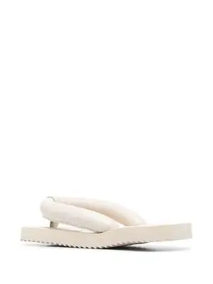 YUME YUME Suki Padded Strap Flip Flops - Neutrals