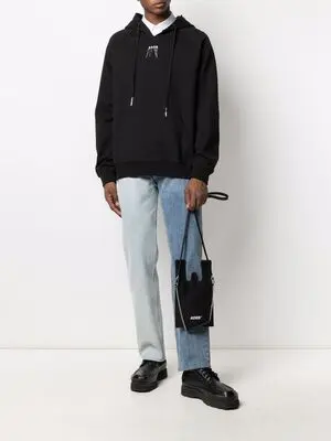 ADER ERROR Logo Embroidered Cotton-blend Hoodie