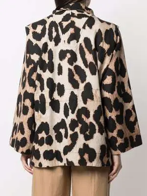GANNI Leopard-print Jacket