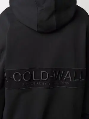 A-COLD-WALL* Logo-patch Pullover Hoodie - Black