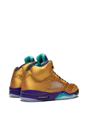 JORDAN Air 5 Retro F&f Sneakers - Gold