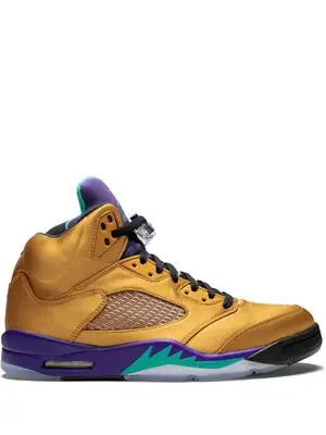 JORDAN Air 5 Retro F&f Sneakers - Gold