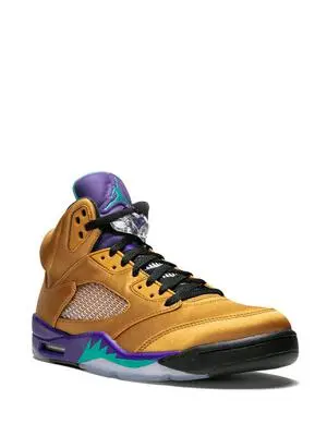JORDAN Air 5 Retro F&f Sneakers - Gold