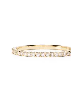 WE BY WHITEBIRD 18kt Yellow Diamond Band Ring