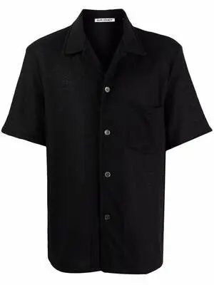 Our Legacy Bouclé Short-sleeve Shirt - Black