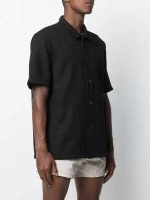 Our Legacy Bouclé Short-sleeve Shirt - Black