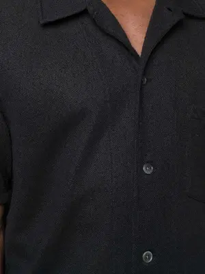 Our Legacy Bouclé Short-sleeve Shirt - Black