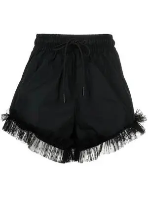 Red Valentino Ruffle-trim Shorts