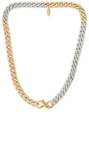 Ettika Mixed Metal Chain Necklace In Metallic ,metallic Silver