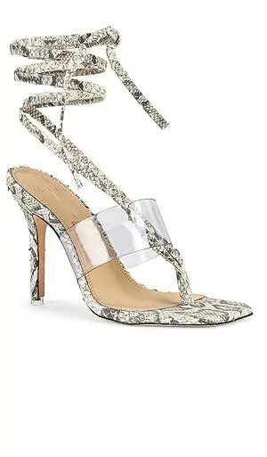 BLACK SUEDE STUDIO Melanie Sandal In Grey