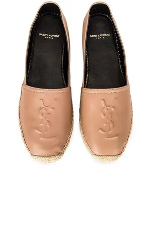 Saint Laurent Espadrille Flats - Nude