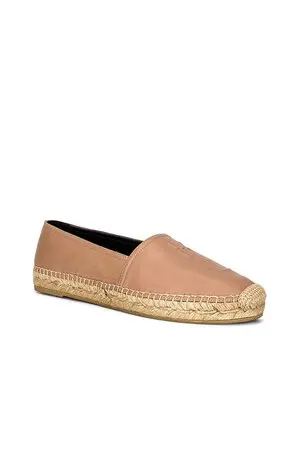 Saint Laurent Espadrille Flats - Nude