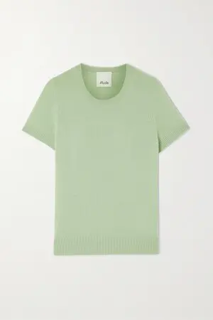 ALLUDE Cashmere Sweater Green