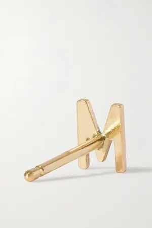 STONE AND STRAND Alphabet Single Earring