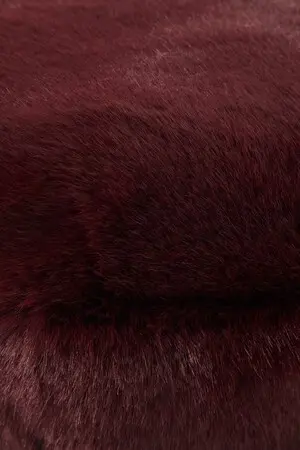 Eugenia Kim Mishka Faux Fur Beret In Burgundy - 40% Off  display picture 1