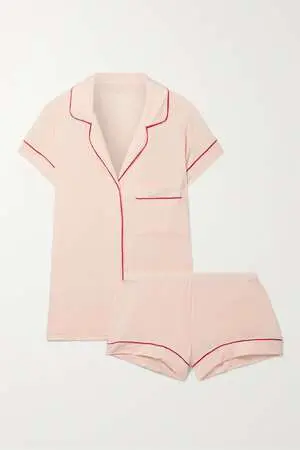 Eberjey + Net Sustain Gisele Stretch-tencel Modal Pajama Set Blush