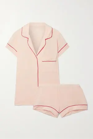Eberjey + Net Sustain Gisele Stretch-tencel Modal Pajama Set Pink