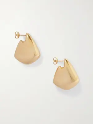 Bottega Veneta Sculptural Hoop Earrings - Gold
