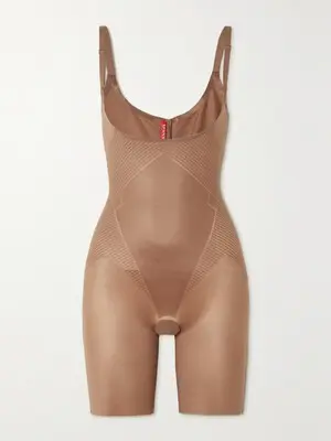Spanx Spanxshape Invisible Open-bust Bodysuit - Neutrals