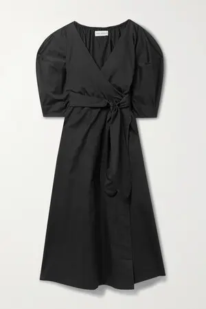 Mara Hoffman Net Sustain Agnella Organic Cotton Wrap Midi Dress