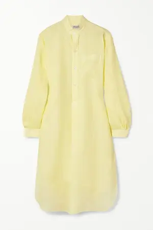 Charvet Elysee Oversized Cotton-poplin Nightdress