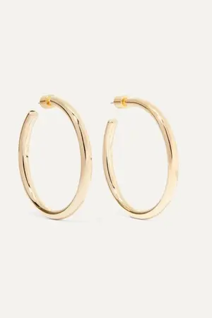 JENNIFER FISHER Baby Lilly -plated Hoop Earrings