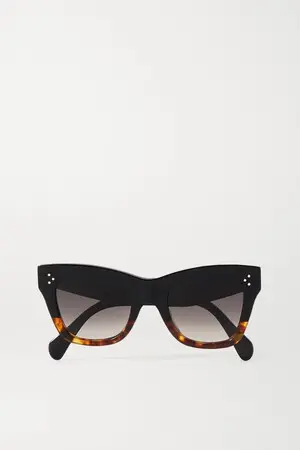 Celine Oversized Cat-eye Sunglasses - Black