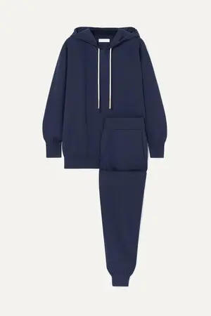 Olivia Von Halle Gia Paris Hoodie And Track Pants Set - Blue