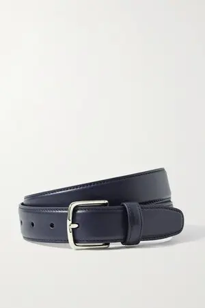 THE ROW The Row Leather Belt Blue