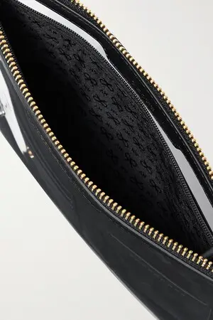 ANYA HINDMARCH Safe Deposit Leather-trimmed Pvc Pouch