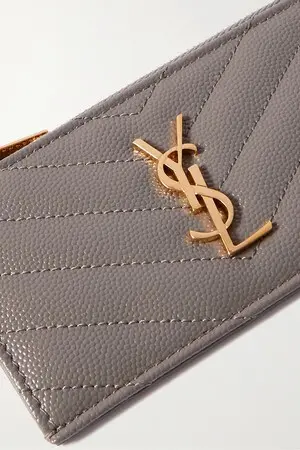 Saint Laurent Monogramme Envelope Quilted Wallet