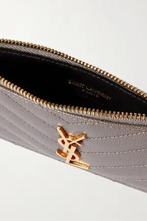 Saint Laurent Monogramme Envelope Quilted Wallet