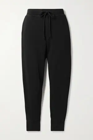 NILI LOTAN Nolan Cropped Track Pants - Black