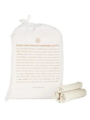 MAULI RITUALS Set Of Seven Pure Muslin Cleansing Cloths