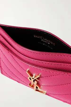 Saint Laurent Monogramme Quilted Cardholder