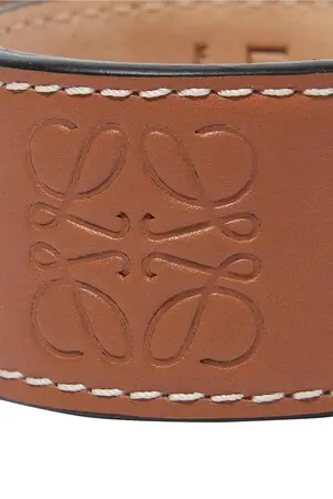 Loewe Logo-embossed Leather Bracelet
