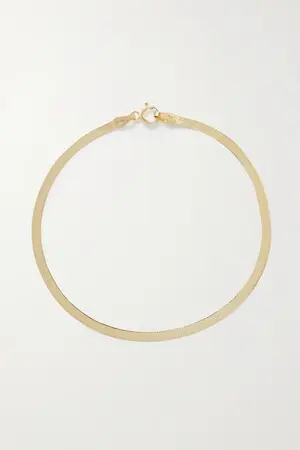 LOREN STEWART Net Sustain Herringbone 10-karat Recycled Bracelet