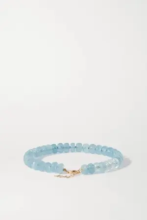 Jia Jia Oracle Aquamarine And Gold Bracelet - Blue