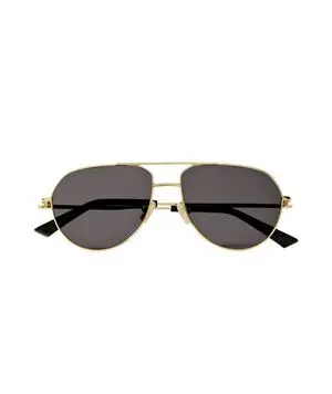 Bottega Veneta Aviator-style Sunglasses - Gold