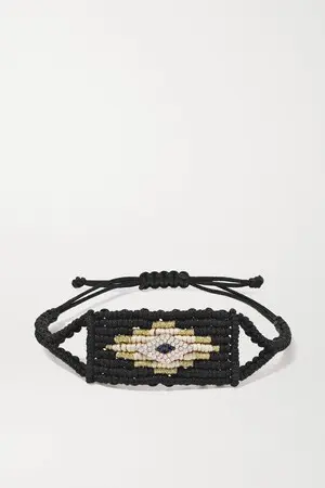 DIANE KORDAS Evil Eye Diamond And Sapphire Bracelet - Gold