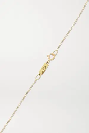 JENNIFER MEYER Mini Daisy Turquoise Necklace