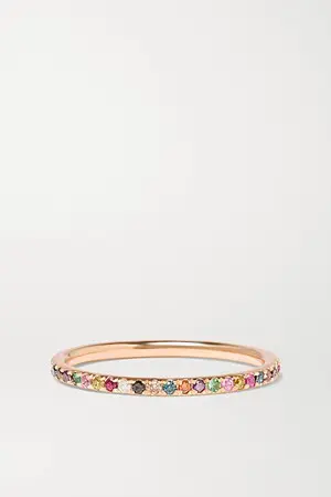 Ileana Makri Thread 18-karat -stone Ring - Rose Gold
