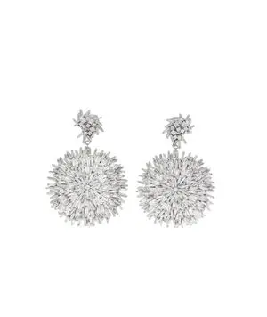 SUZANNE KALAN 18-karat Diamond Earrings - Gold
