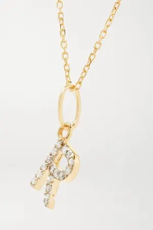 Mateo Initial Diamond Necklace