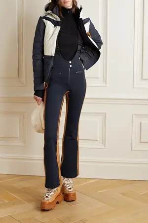 ERIN SNOW Kris Striped Bootcut Ski Pants